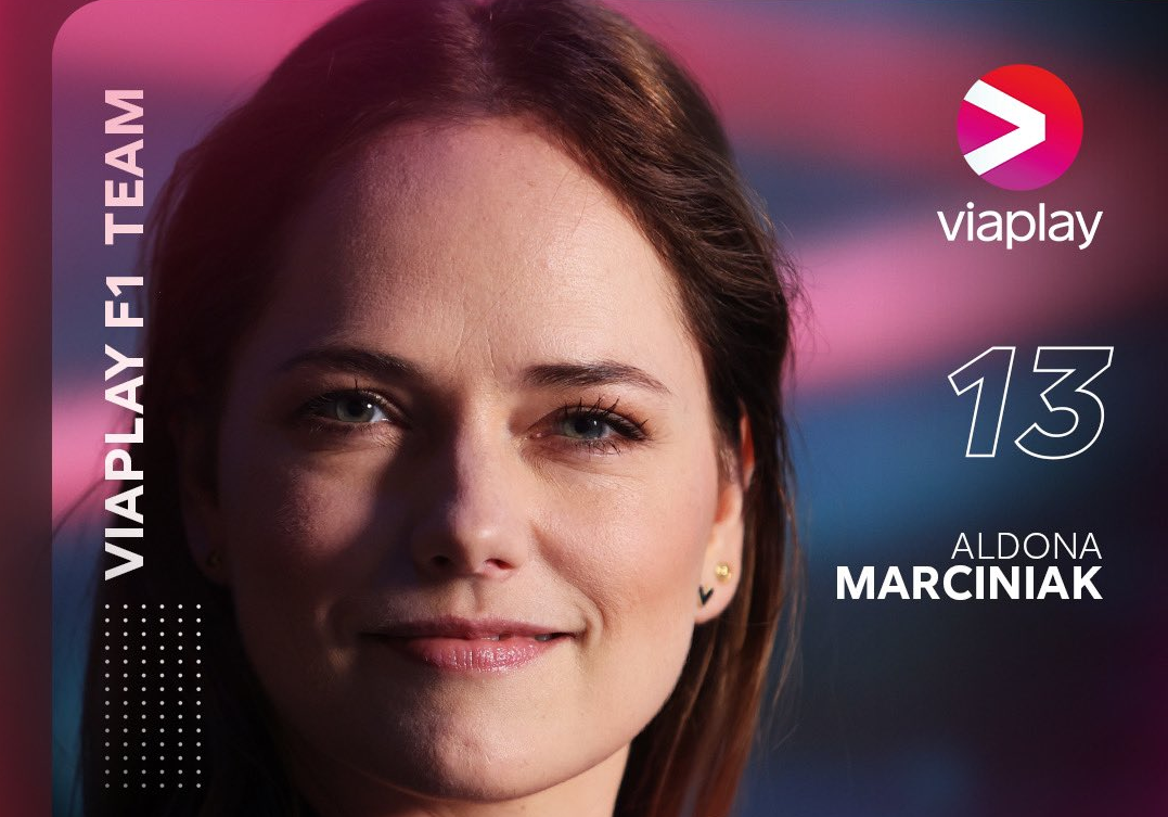 Aldona Marciniak dołącza do redakcji F1 w Viaplay - Parc Fermé